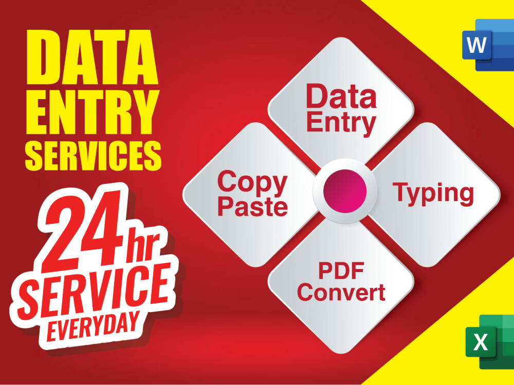 5 hours of data entry for your next job. | Upwork