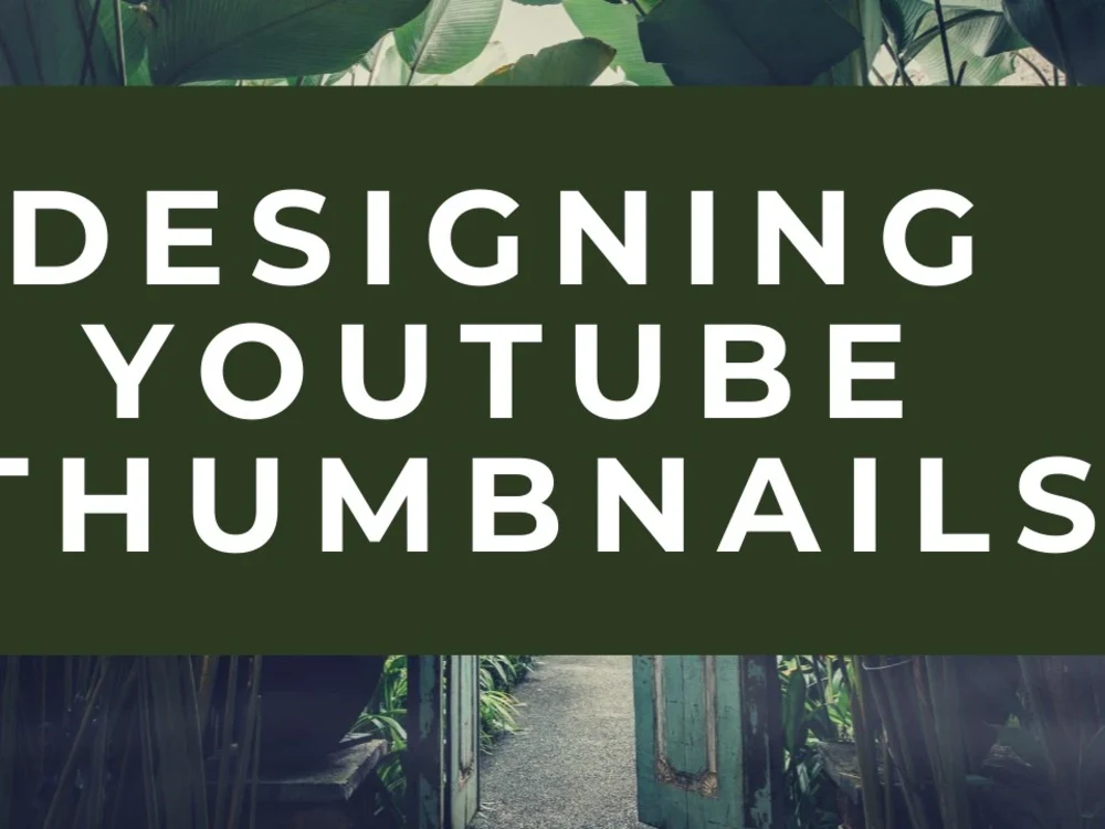 A custom designed youtube thumbnail | Upwork