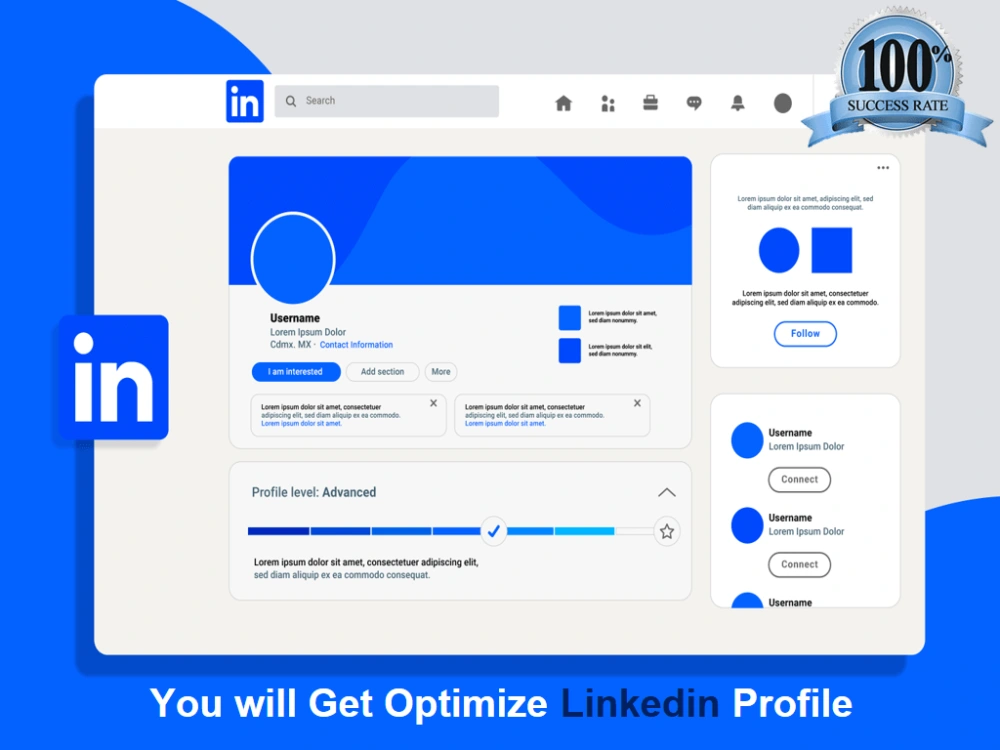 Professional And Optimized Setup Linkedin Profile For Maximum Reach ...