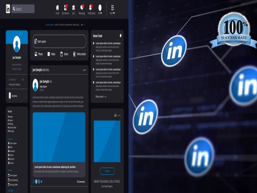 Professional And Optimized Setup Linkedin Profile For Maximum Reach ...