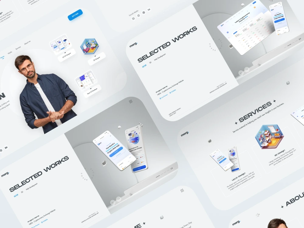 Professional Responsive Portfolio Website with ReactJS and Admin Panel ...