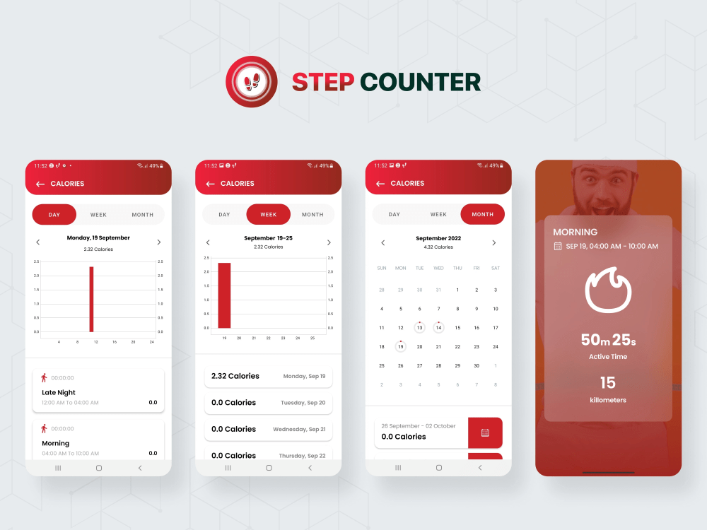 Step Tracker Mobile App Development - Pedometer App For Android & iOS ...