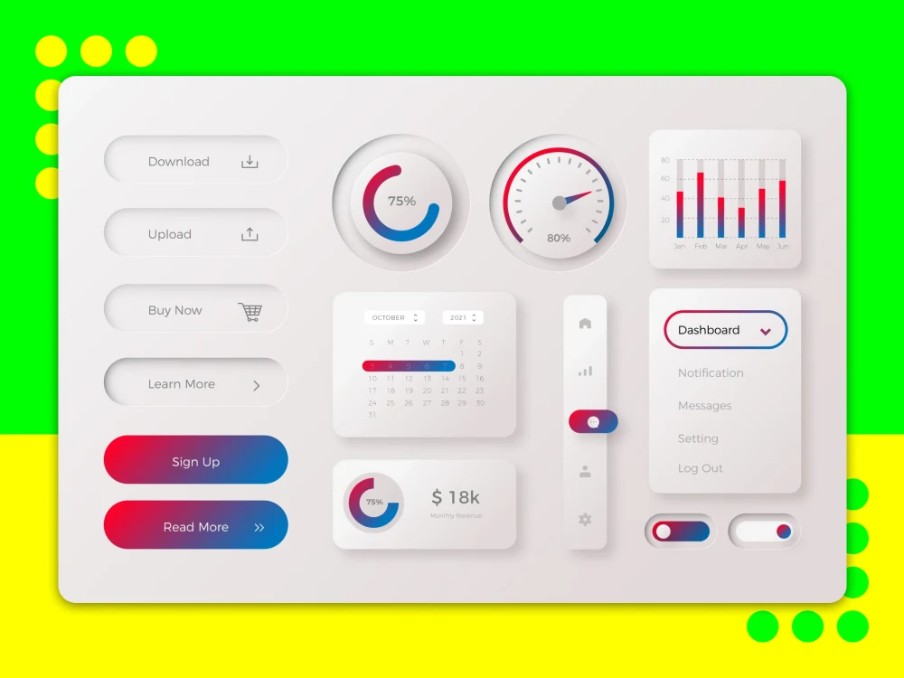 Admin Dashboard Design ready in Figma for CRM Development | Upwork