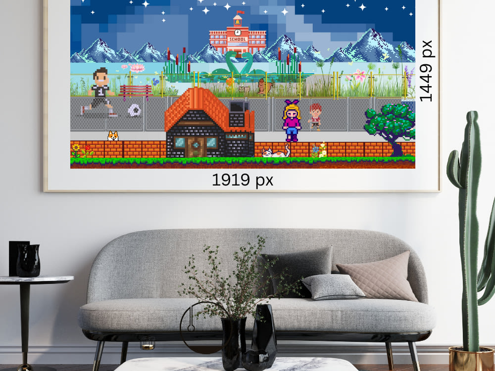 A beautiful pixel art | Upwork