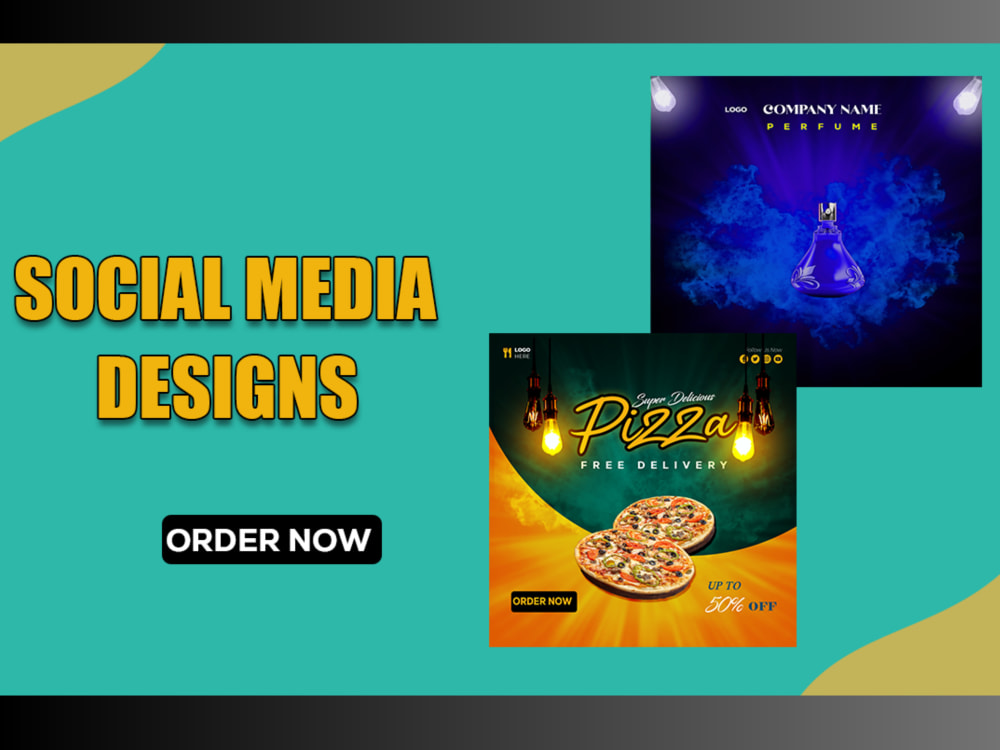 Unique social media post designs for facebook and instagram | Upwork