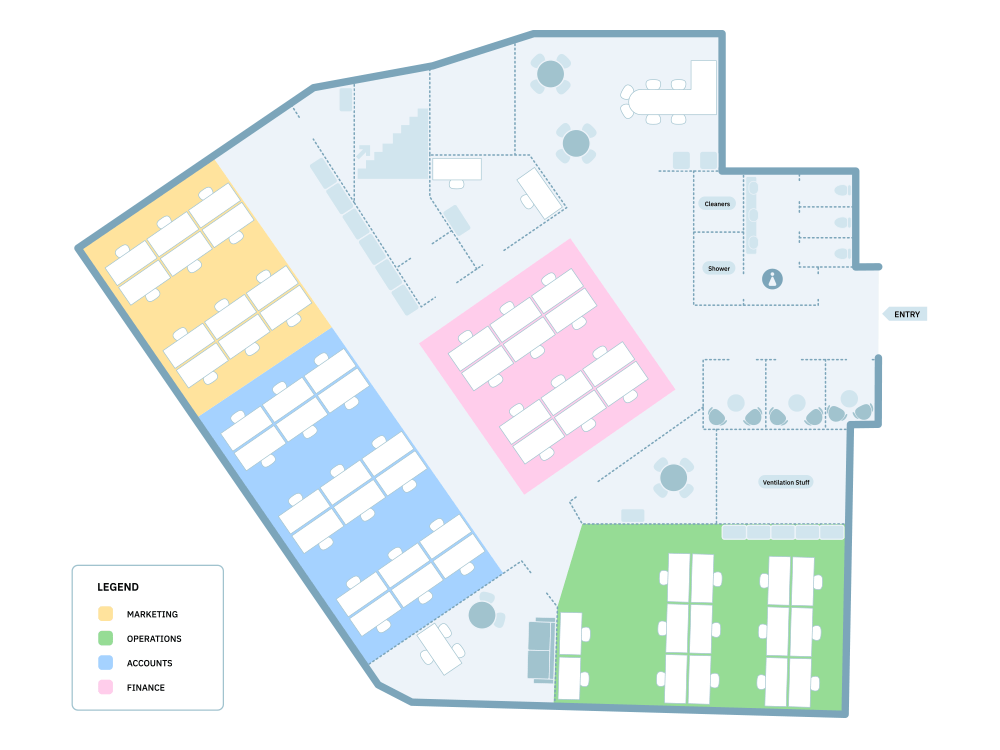 2D Floor plans, Site Plans or maps in vector format done in Illustrator ...