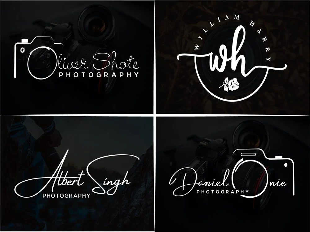 Creative handwritten signature logo photography or watermark within 6 ...