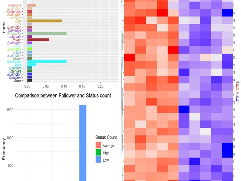 Statistical data analysis with visualization using Rstudio | Upwork