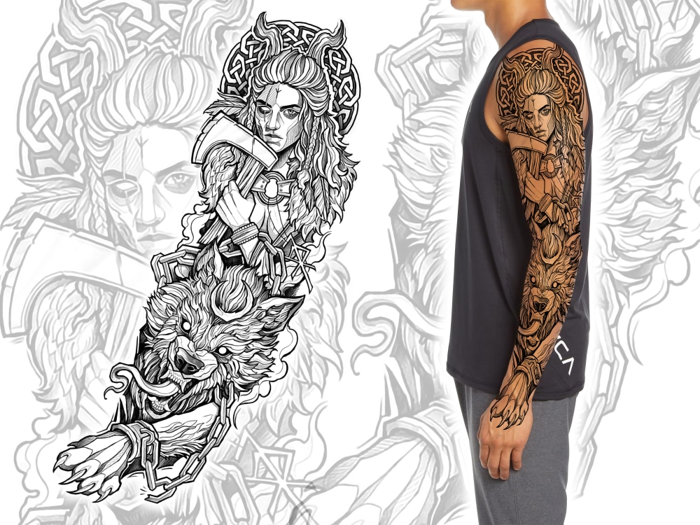 Linework tattoo any styles and art | Upwork