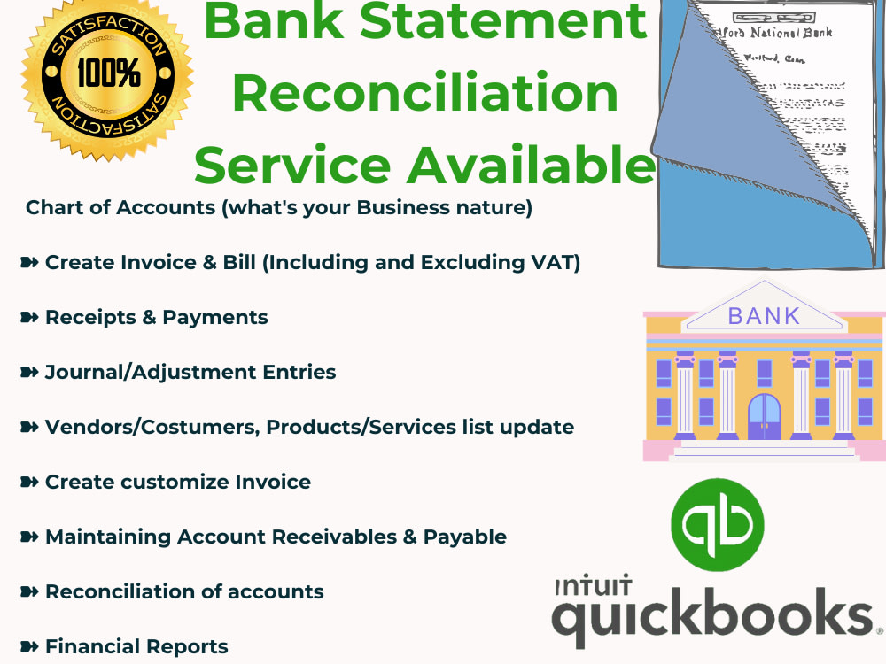 PDF Bank Statement Reconciliation Services in 24hrs | Upwork