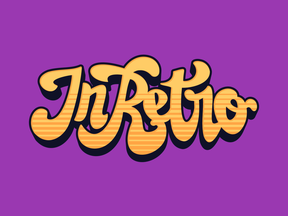 A unique maximalist custom typography lettering text logo design | Upwork