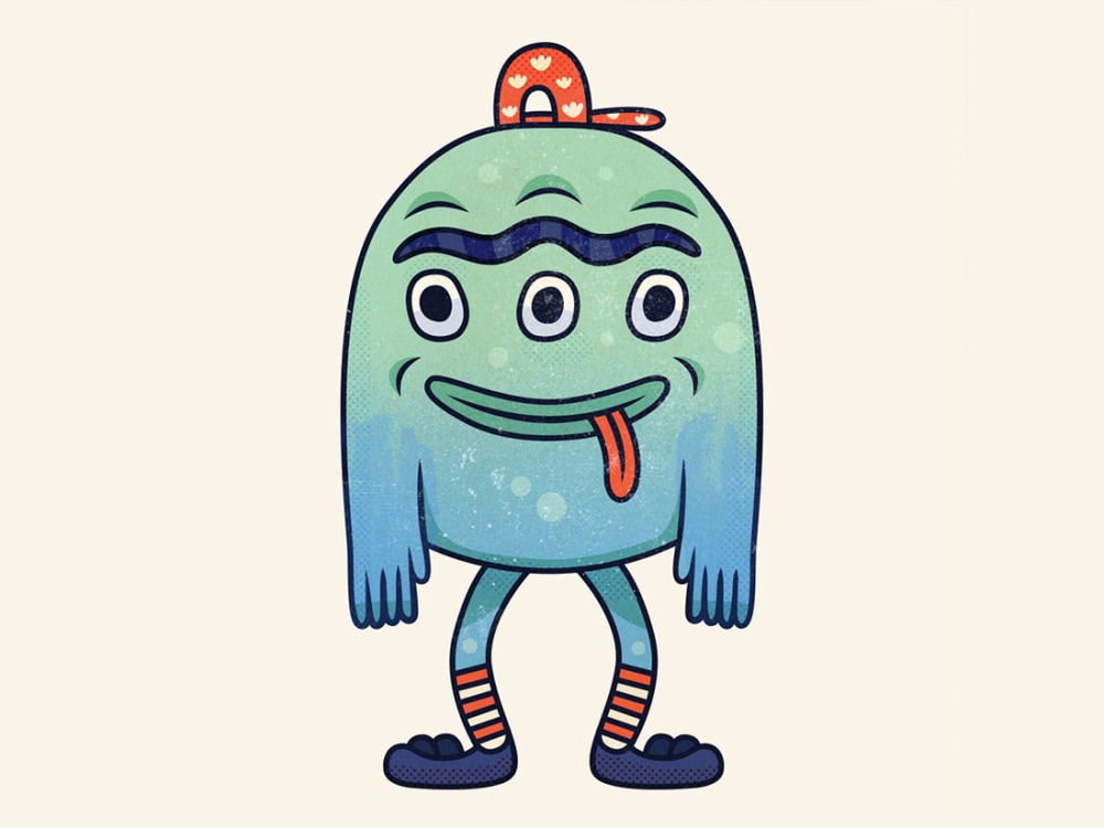 A fun and unique character illustration | Upwork