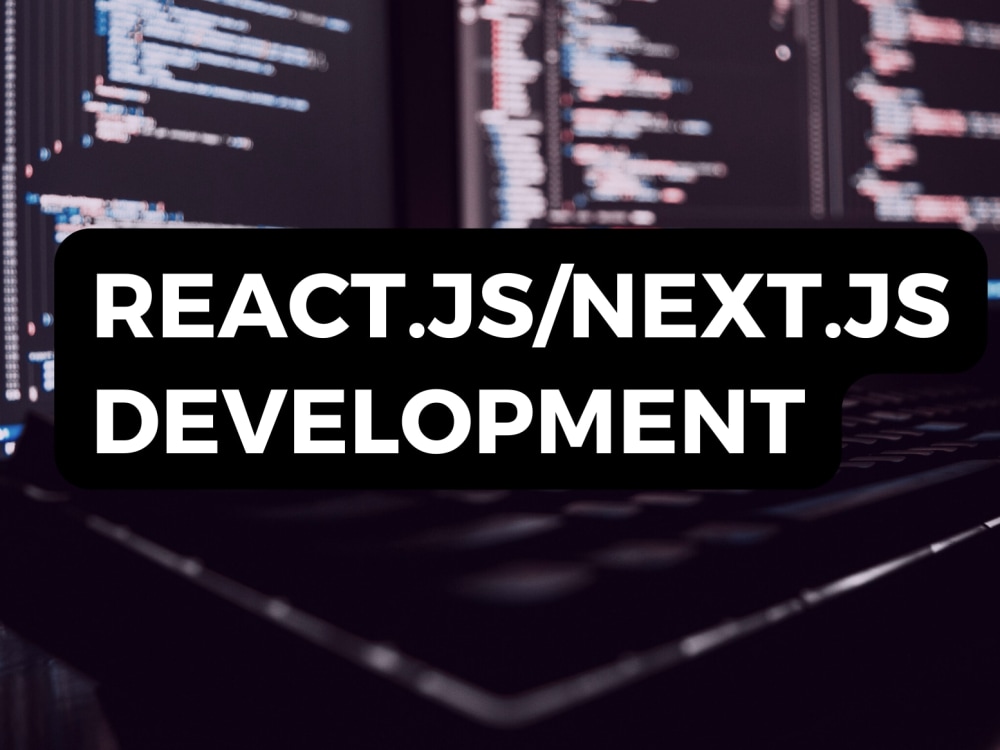 Attractive React.js/Next.js website. | Upwork