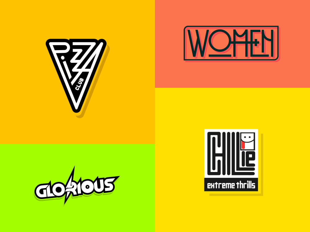 Unique text logo and creative wordmark design with Unlimited Revisions ...