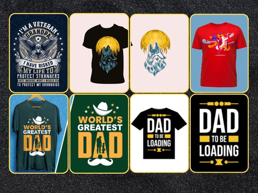 Custom Amazing modern T-shirt Design Apparel Design for you | Upwork