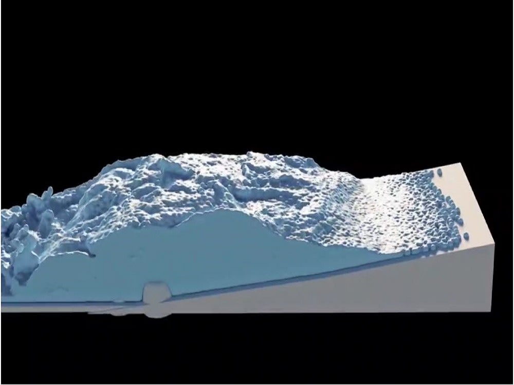 A realistic 3d water simulation, cgi liquid simulation and fluid ...