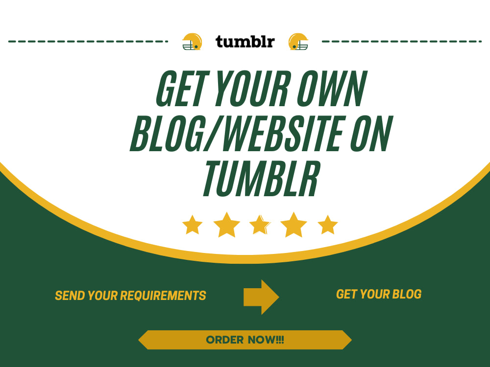 A Tumblr website according to your requirements | Upwork