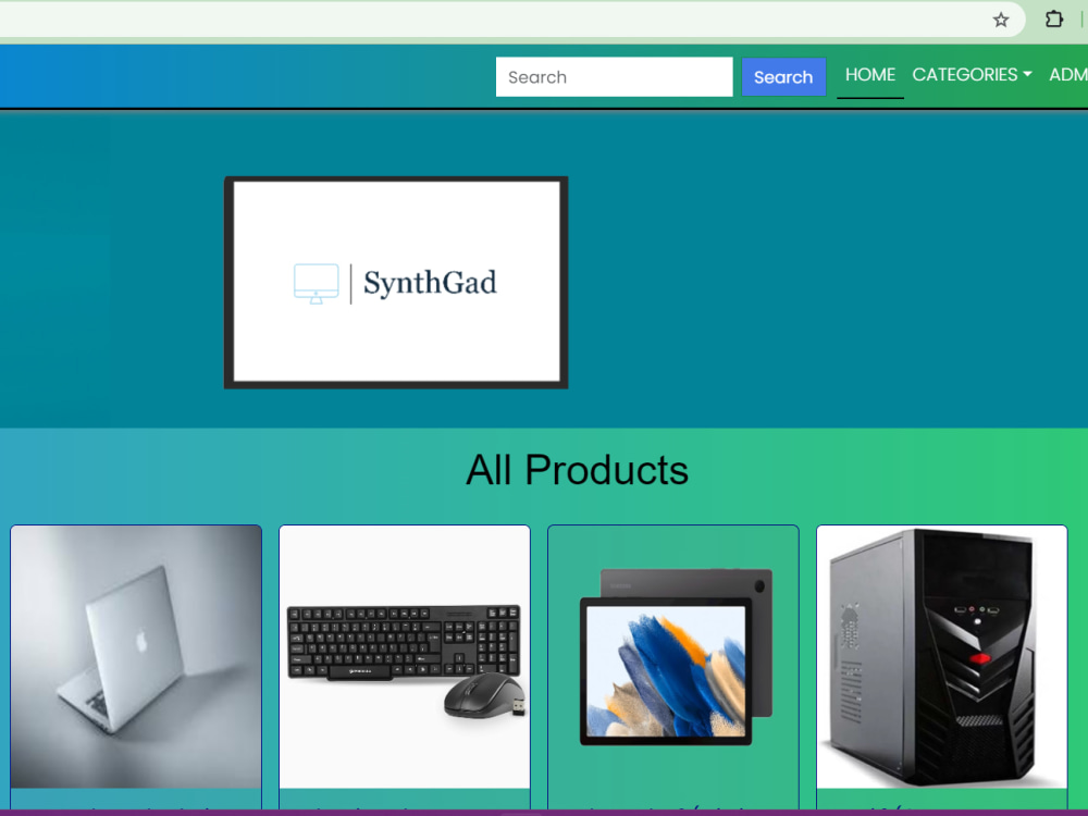 Awesome Ecom site with advance level UI which gives a user best ...