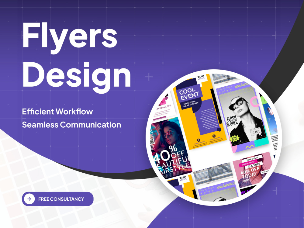 Flyers design and flyer brochure design from professional graphic ...