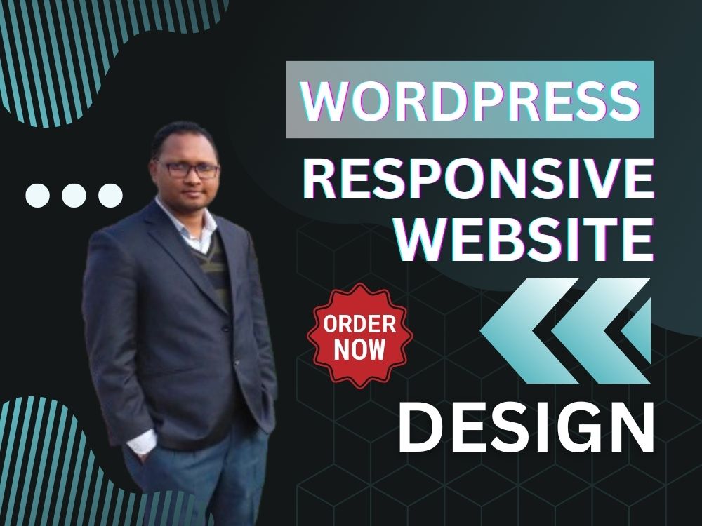 Build responsive WordPress website design or redesign using Elementor ...