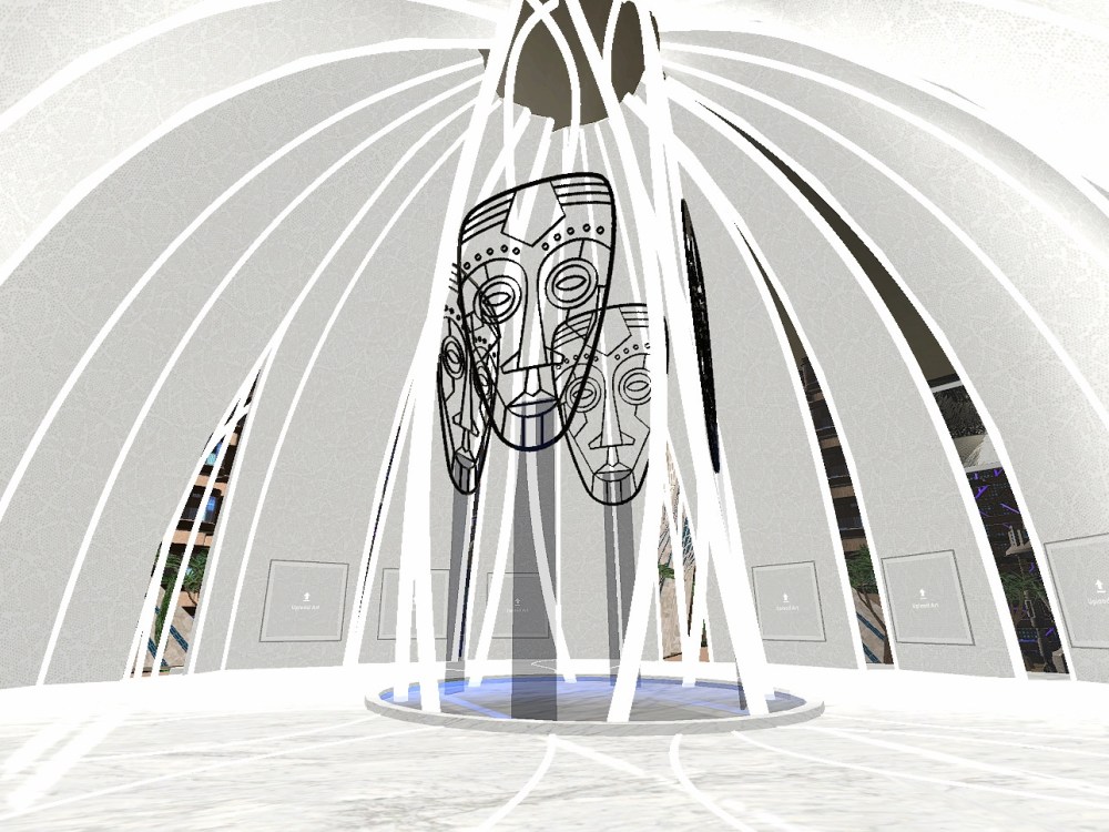 Realistic and interactive gallery metaverse at spatial io with unity ...