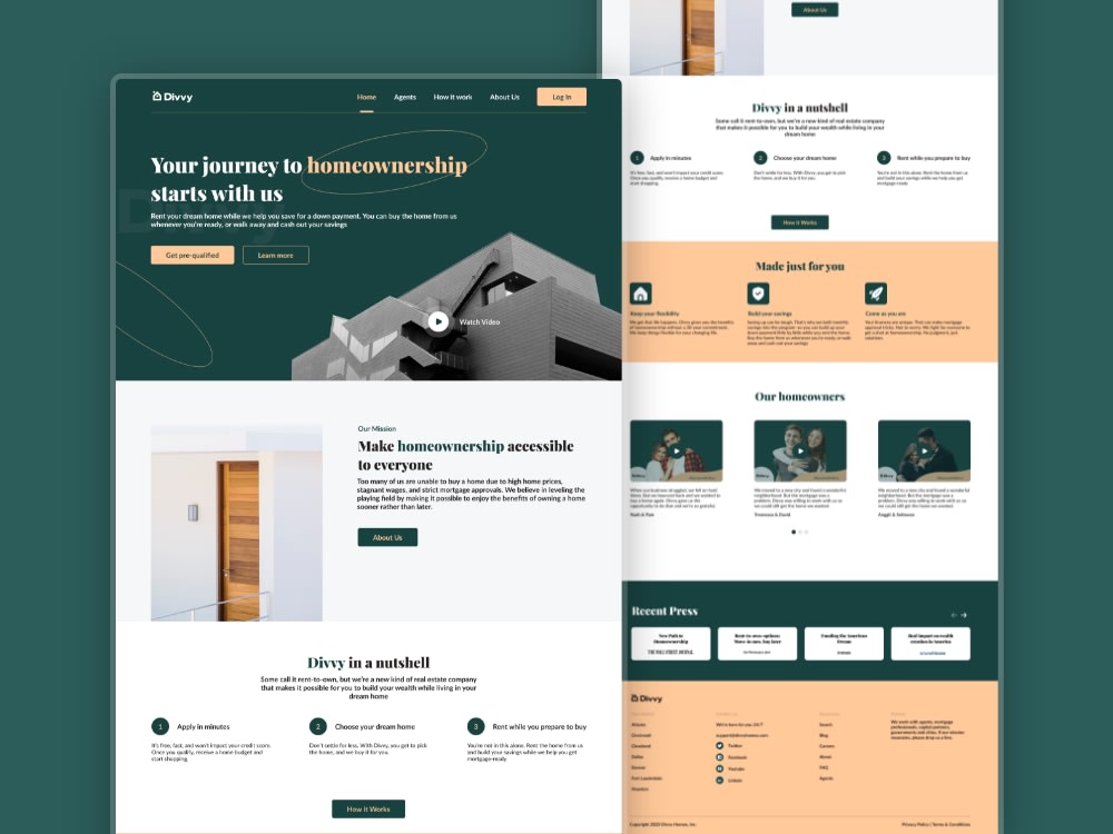 Modern UI/UX Design For Your Mobile App Or Website Using Figma Or Adobe ...