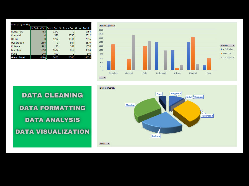 A Specialist On Data Cleaning And Formatting With Excel Data Analysis