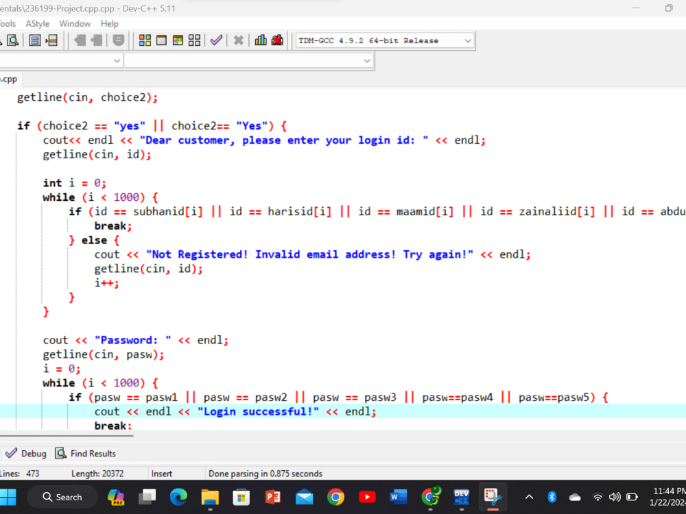A crazy Warehouse Management Project done by c++. | Upwork