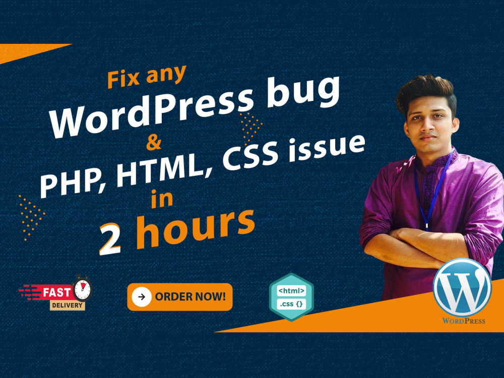 Wordpress Bug Fixes And Php Html Css Issues Solved In 2 Hour Upwork