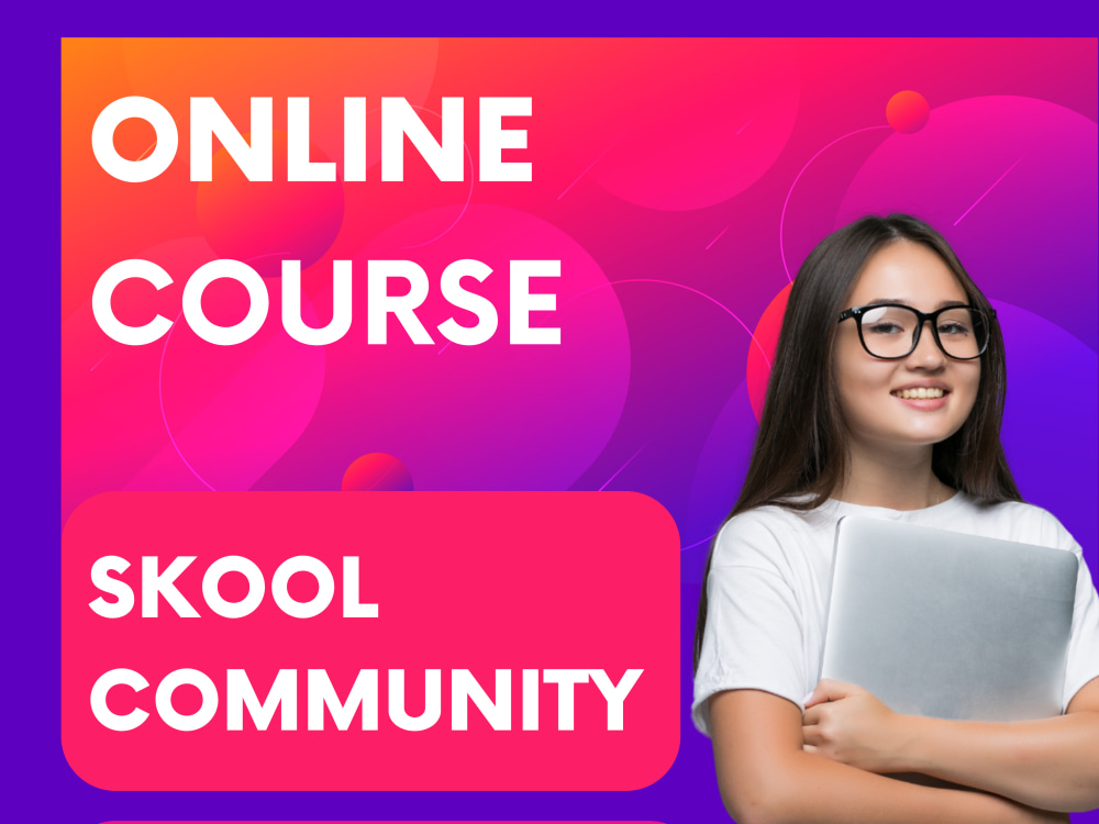 A skool community, online course, skool community learning, kajabi ...