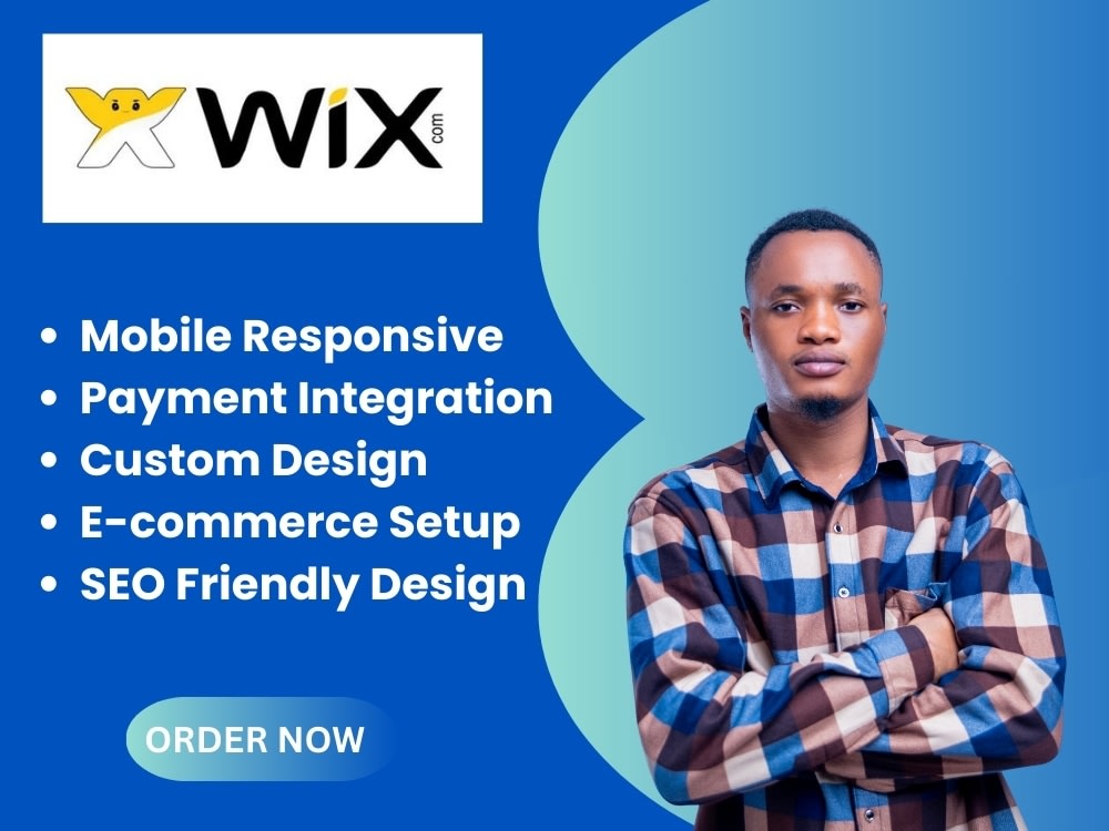 Wix e-commerce website | Mobile Responsive Wix Design | Wix Website Design | Upwork