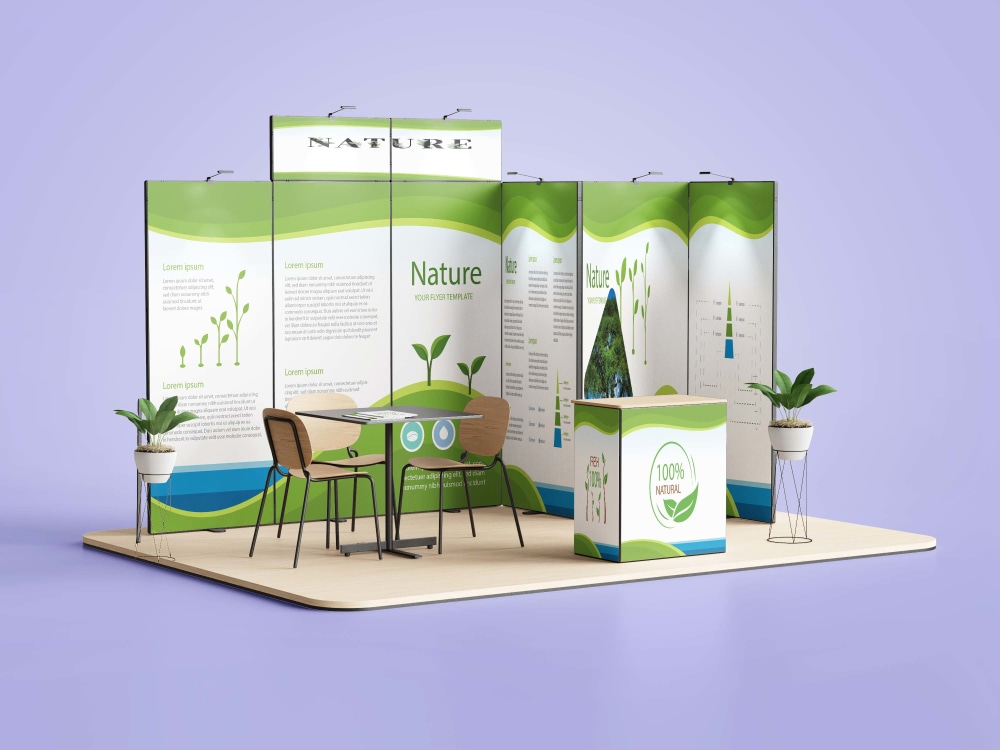 Design backdrop, trade show banner and trade show booth | Upwork