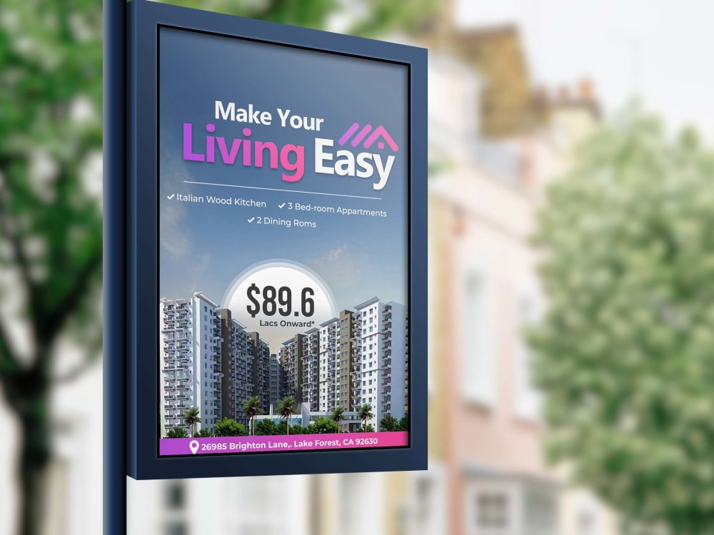 Real Estate billboards, signage, yard signs, vinyl, x banner design ...