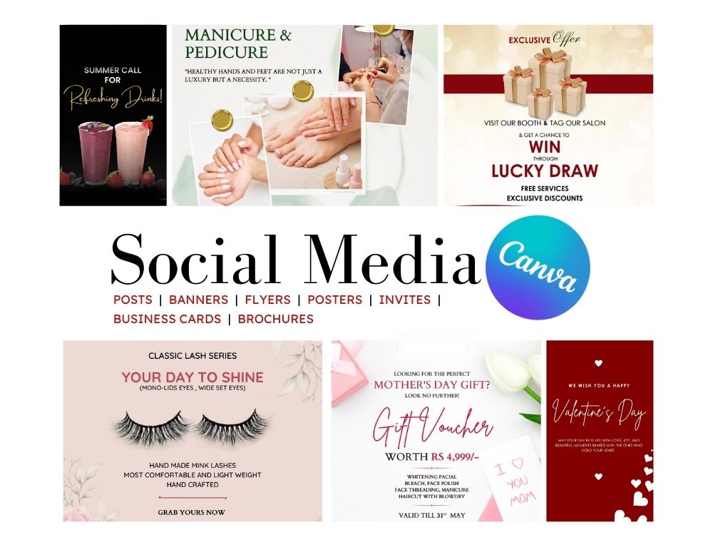 Attractive editable Canva Social Media Post | Upwork