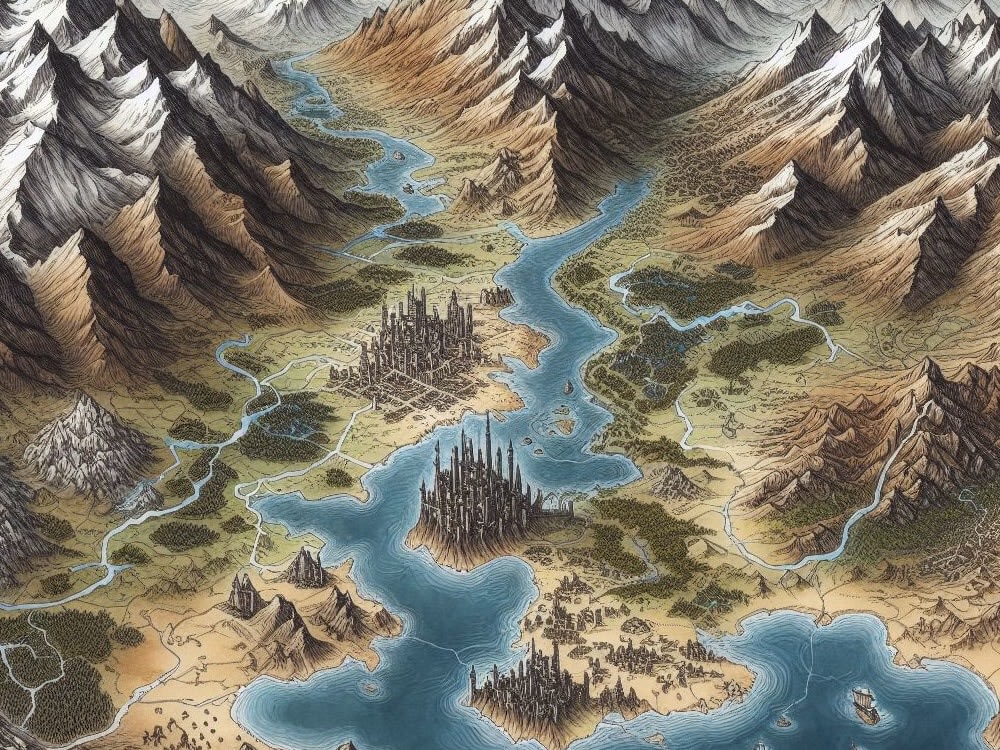 High quality bespoke fantasy maps | Upwork