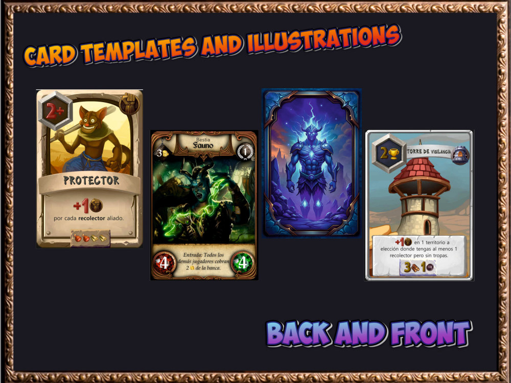 Card game designs and illustrations for your game. | Upwork