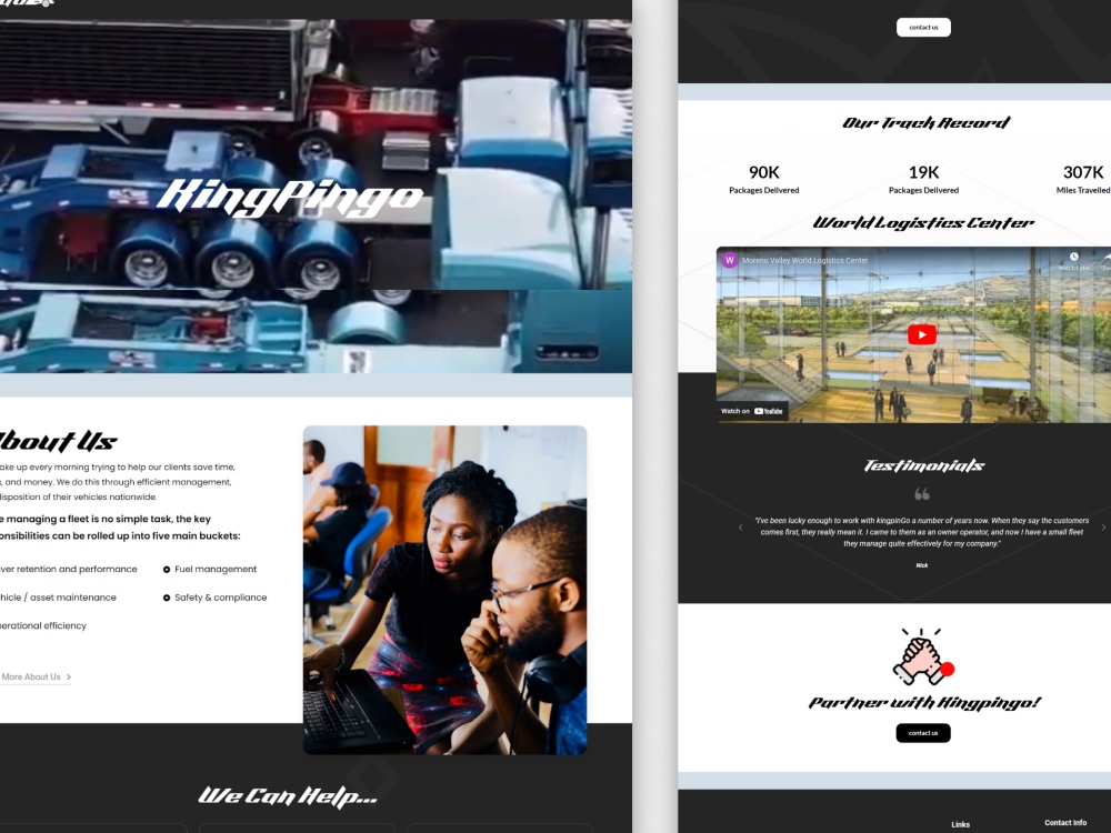 Front End Developer Html Css Bootstrap Javascript React Tailwind Upwork