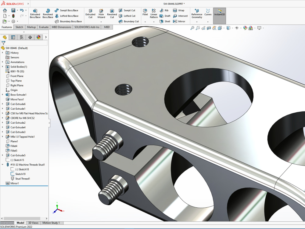 3D CAD Design in SolidWorks | Upwork