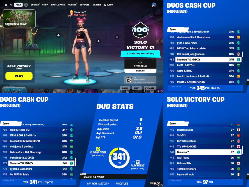 Get your first earnings in fortnite with coaching | Upwork