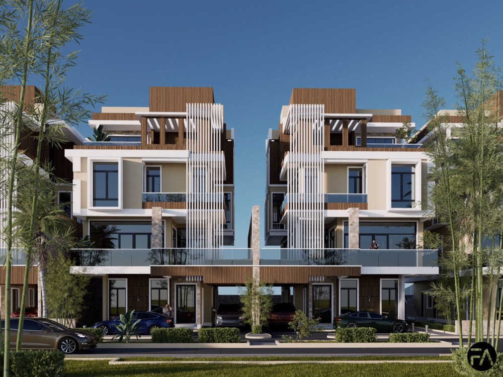 A realistic exterior render or visualization of your architecture ...