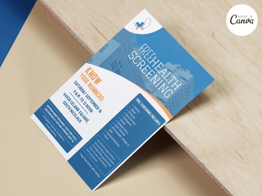 A stunning custom flyer design in Canva. | Upwork
