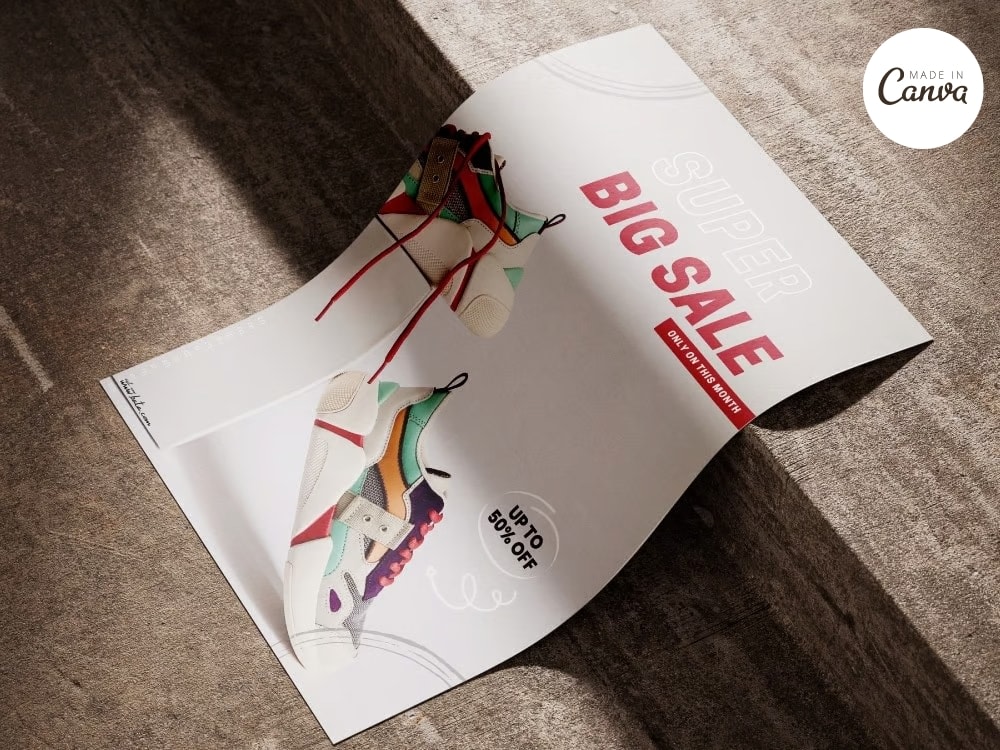 A stunning custom flyer design in Canva. | Upwork