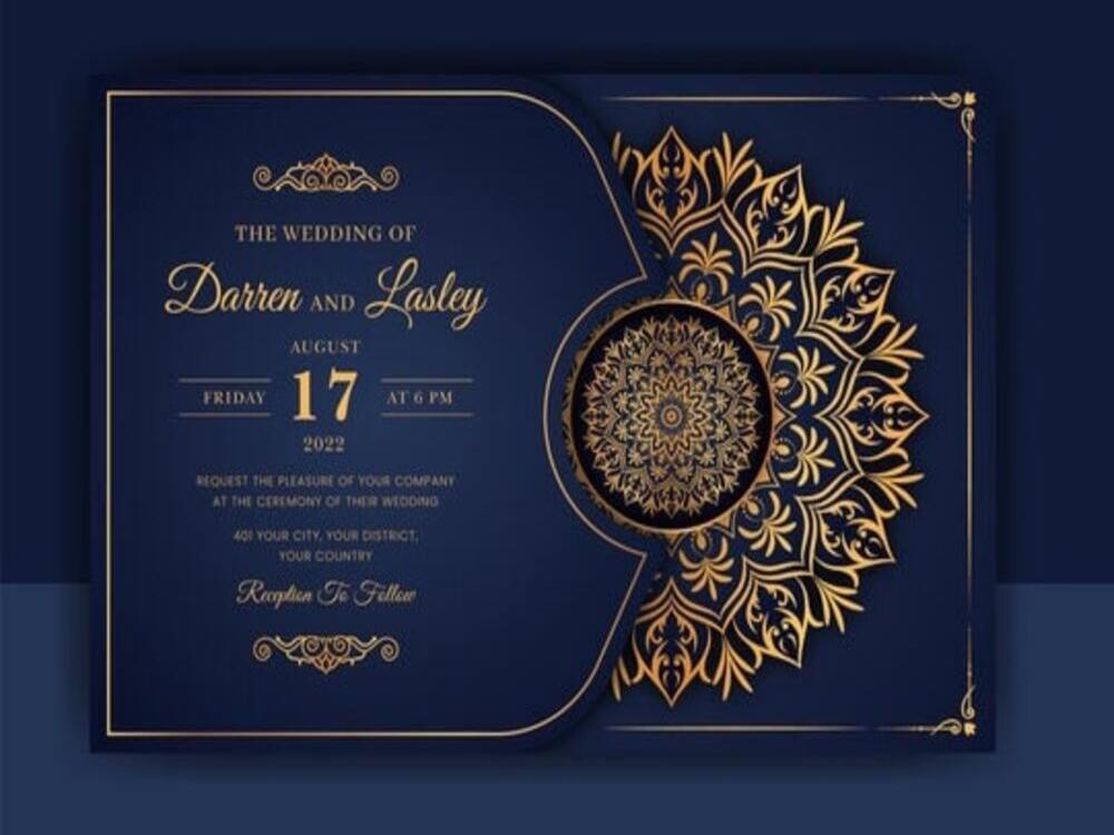 A Beautiful Invitation Card for party and weddings | Upwork