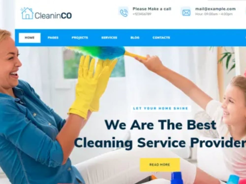 Dynamic Cleaning Service Website with Appointment Cleaning Booking System | Upwork