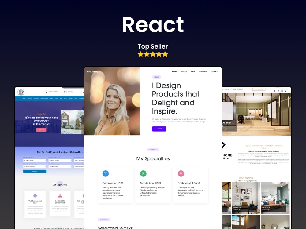 Professional React.js Development | Frontend Solutions | JavaScript Expert | Upwork