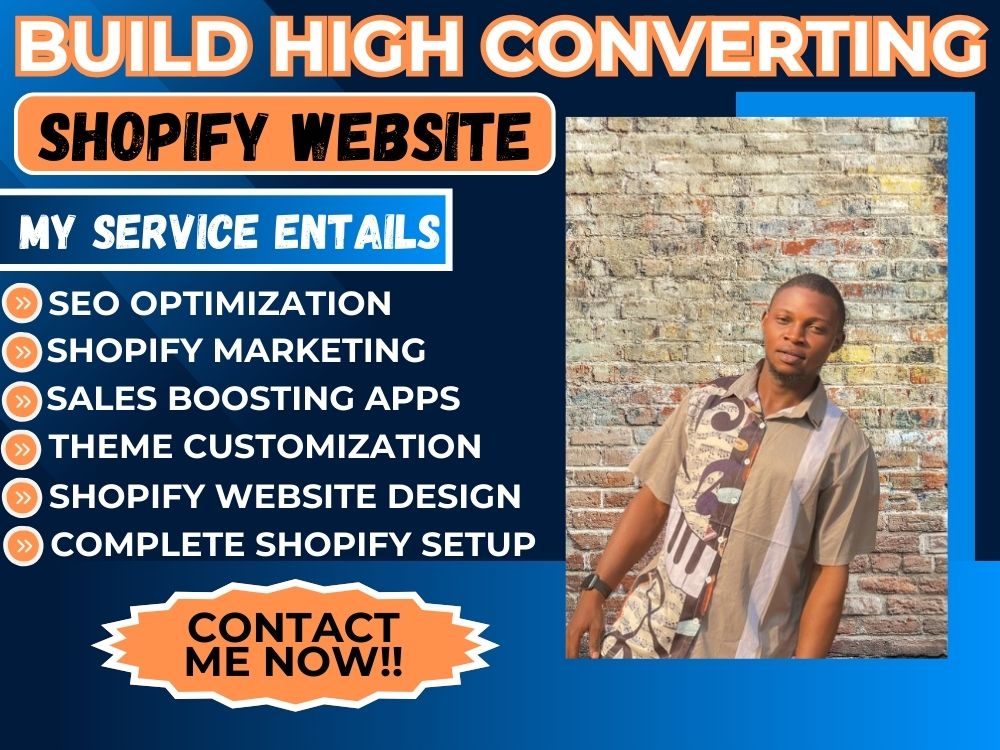 Professional shopify dropshipping store, shopify website design \ redesign | Upwork