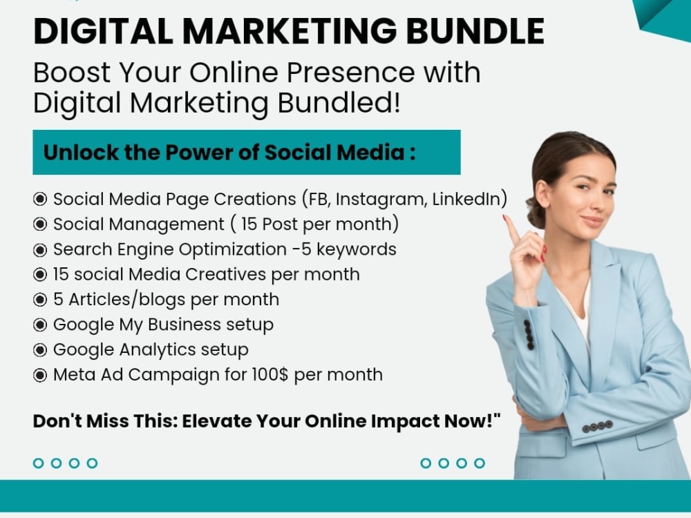 Digital Marketing Bundle Plan | Upwork