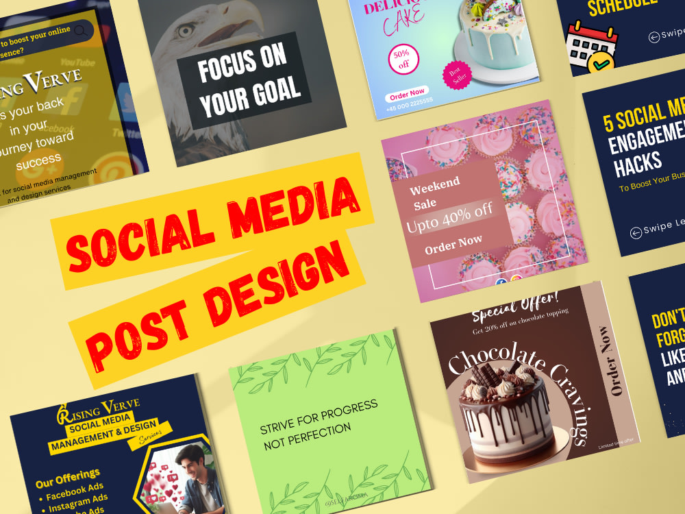 Creative and visually appealing social media designs | Upwork