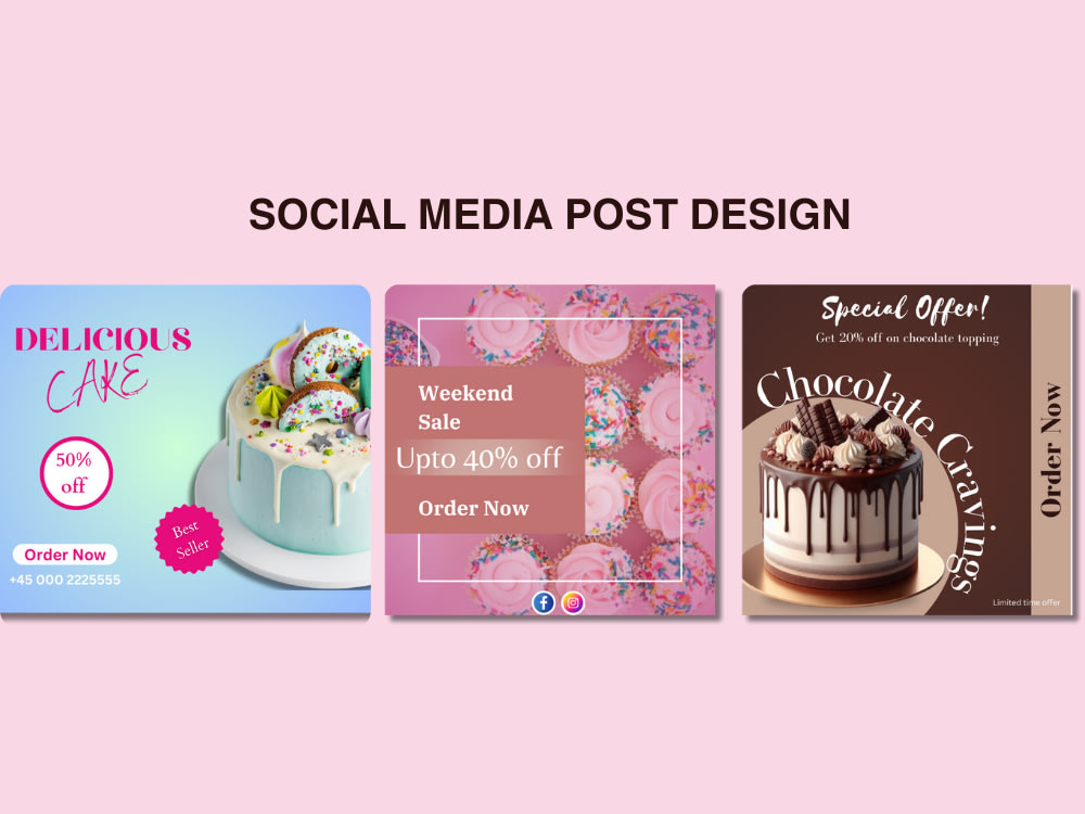 Creative and visually appealing social media designs | Upwork