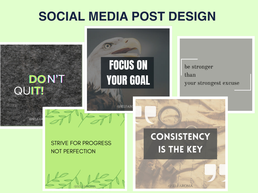 Creative and visually appealing social media designs | Upwork